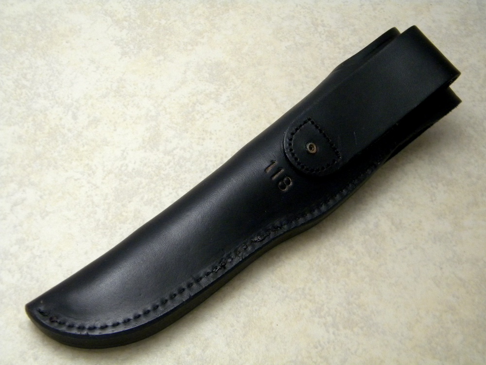 Buck 118 USA Black Personal Fixed Blade Hunting Sheath Knife in Box ...