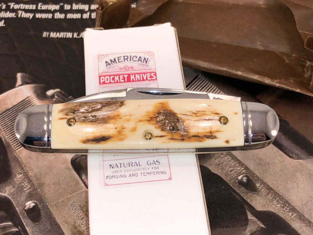 Schatt & Morgan 99 Exotic Mammoth Ivory Bark Fossil Executive Jack ...