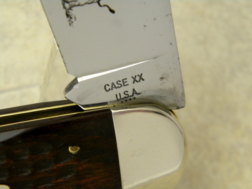 Case XX USA 4 Dot (1976) Wood 6250 Elephant Toe Knife