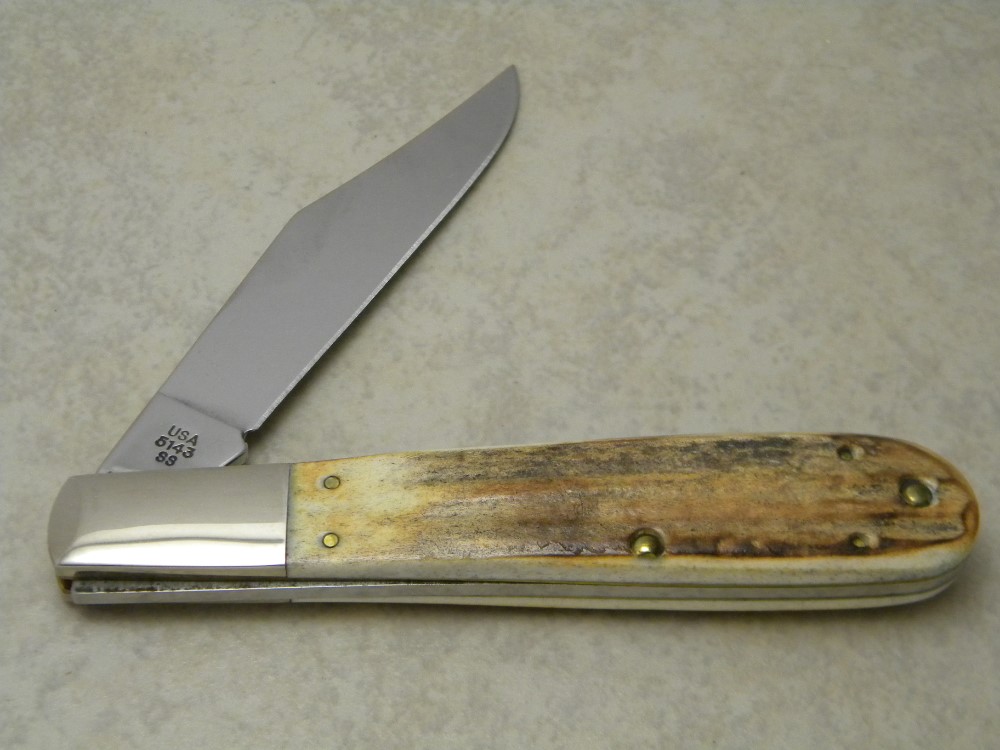 Case XX 4 Dot USA 5143 Stag 25th Anniversary Grand Daddy Barlow Knife NIB