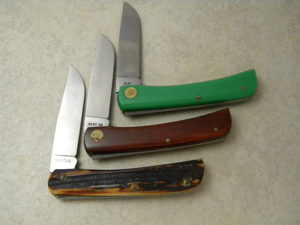Set of 3 Case XX USA 1975 Kentucky Bicentennial Sodbuster Knife in Box