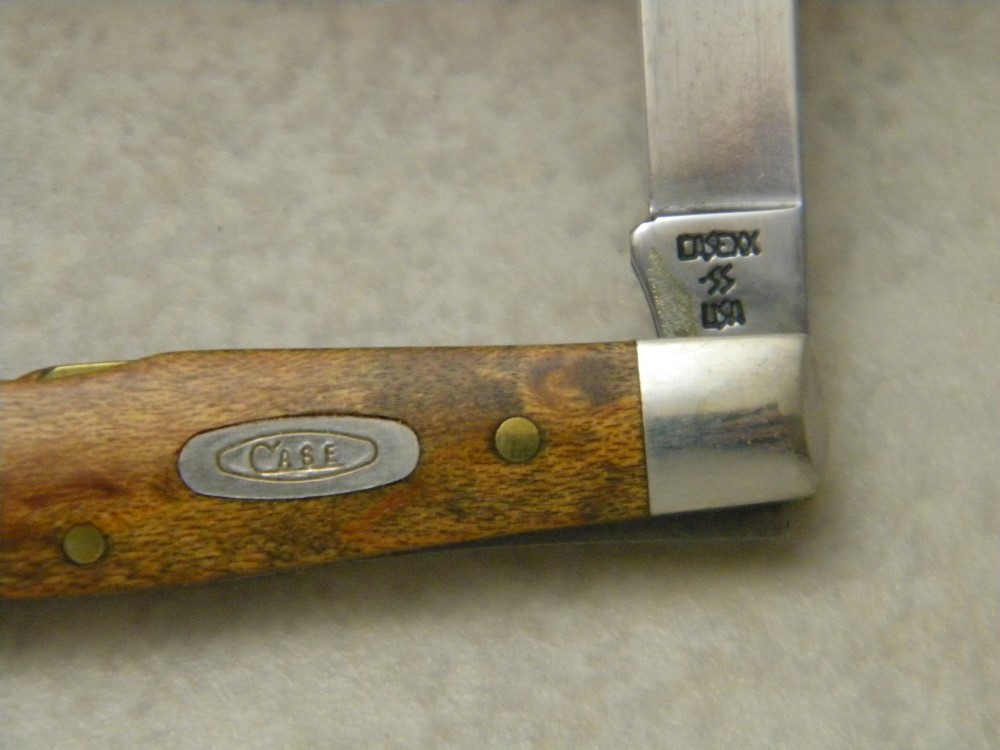 Case XX SS USA 1 Dot (1989) Curly Maple 72042 SS Pen Knife in Box