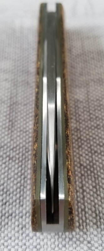 Pepe Jalomo Custom Native Knife, W/SLIP,r Coconut Shred Scales, made ...