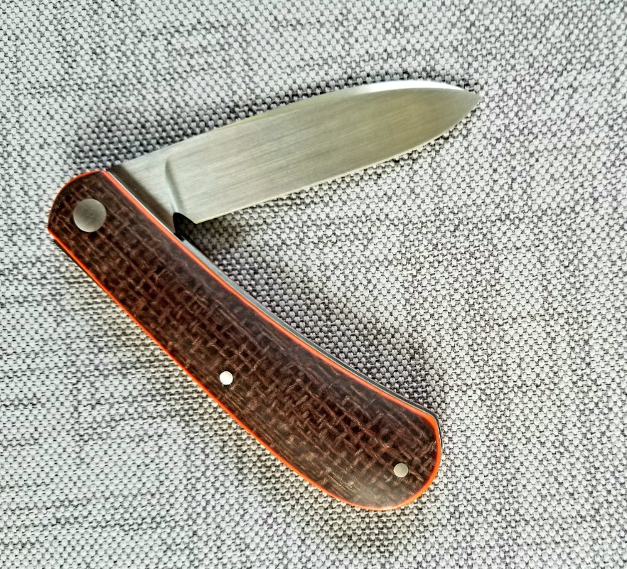 Pena Custom Mini Zulu Knife,NEW,W/SLIP, Stunning Micarta, 3.625",Cpm ...