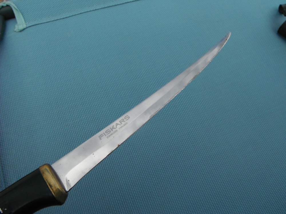 Vintage 1960s Normark Stainless Steel Fillet Knife from Fiskars with ...