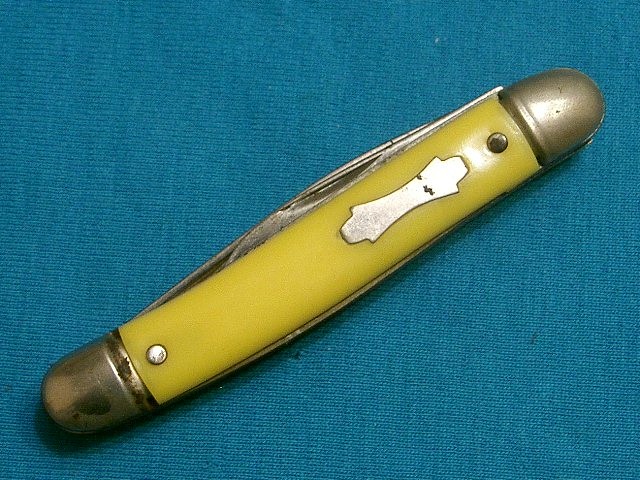 VINTAGE COLONIAL PROV USA FOLDING POCKET SERPETINE STOCKMAN JACK PEN ...