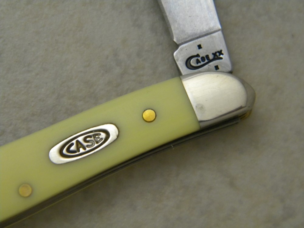 Case XX USA 2017 Yellow Composition 3207 SS Mini Trapper Knife NIB