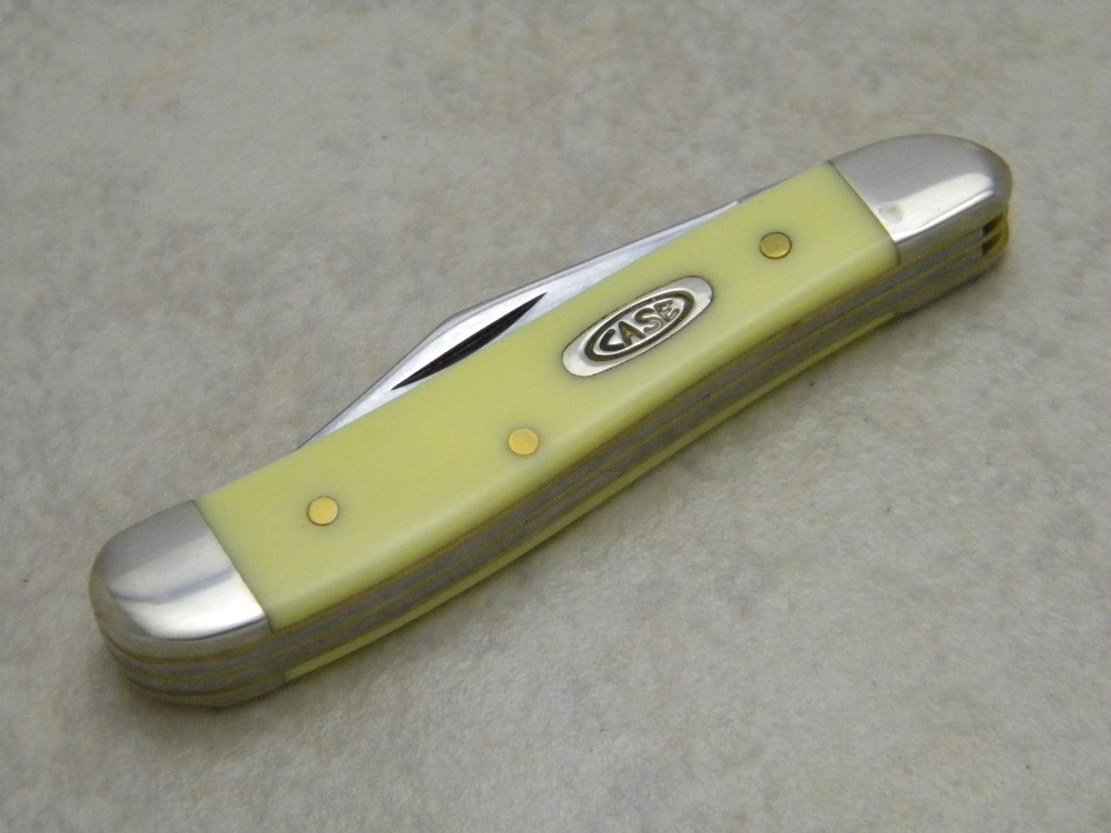 Case XX USA 2017 Yellow Composition 3207 SS Mini Trapper Knife NIB