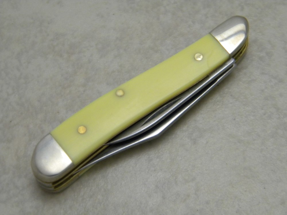 Case XX USA 2017 Yellow Composition 3207 SS Mini Trapper Knife NIB