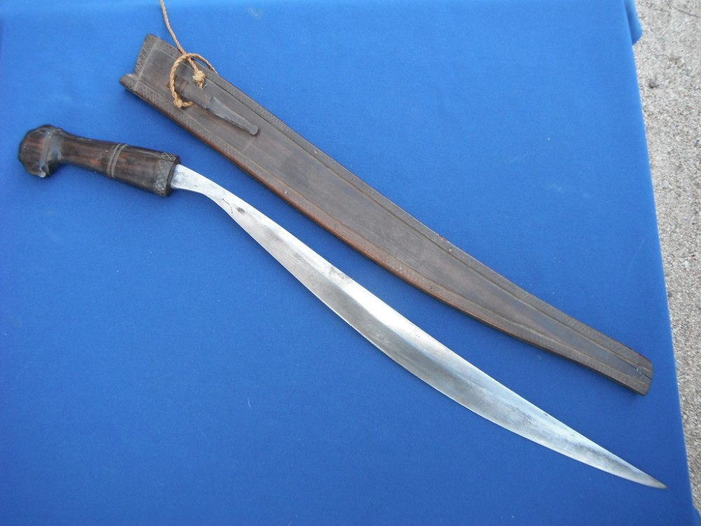 Antique Filipino Talibon/Talibong, Philippines Short Sword w/Original ...