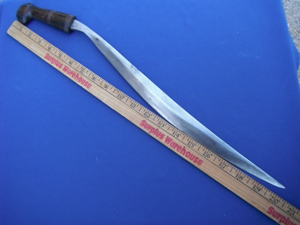 Antique Filipino Talibon/Talibong, Philippines Short Sword w/Original ...