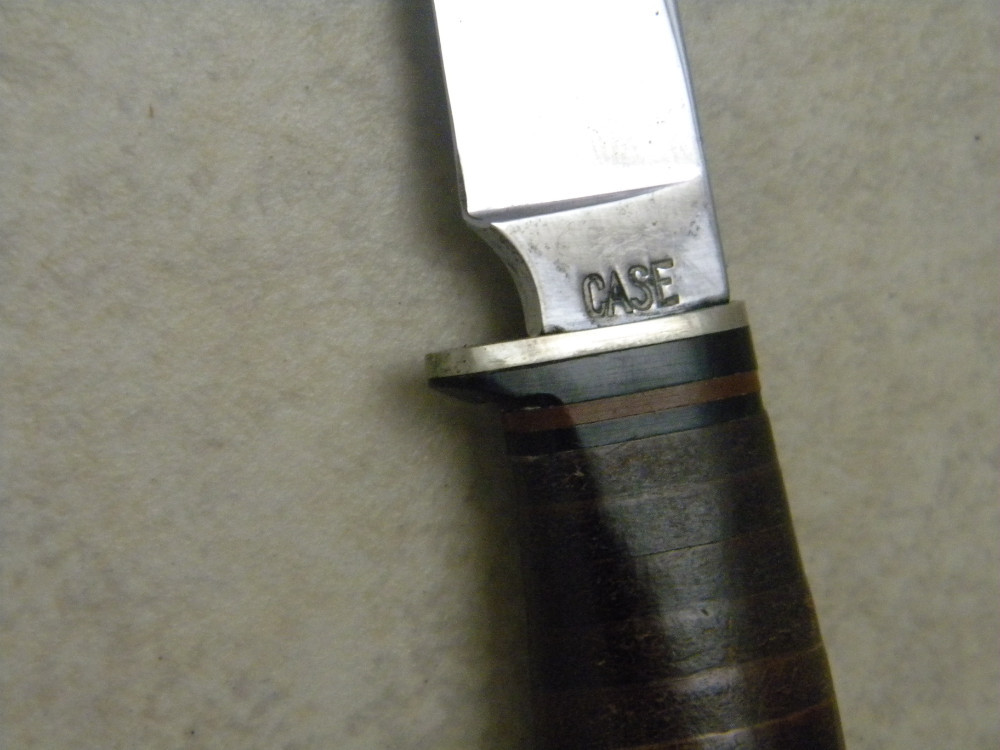 Case USA Stacked Leather Fixed Blade Knife