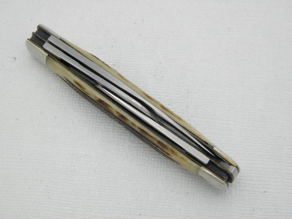 Queen Cutlery #26 Stockman Winterbottom bone: 3 1/4” closed, 1961 ...