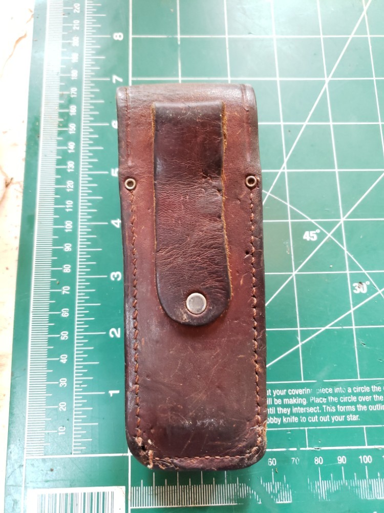 Schrade Old Timer USA 7OT With Original Sheath Lockback Folding Knife