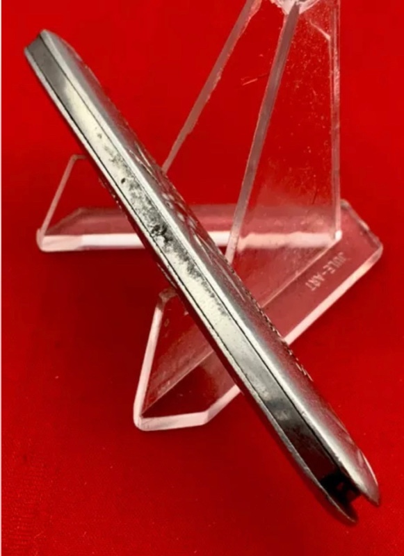 Vintage NEW YORK KNIFE CO Etched Aluminum Pen Folding Pocket Knife c ...