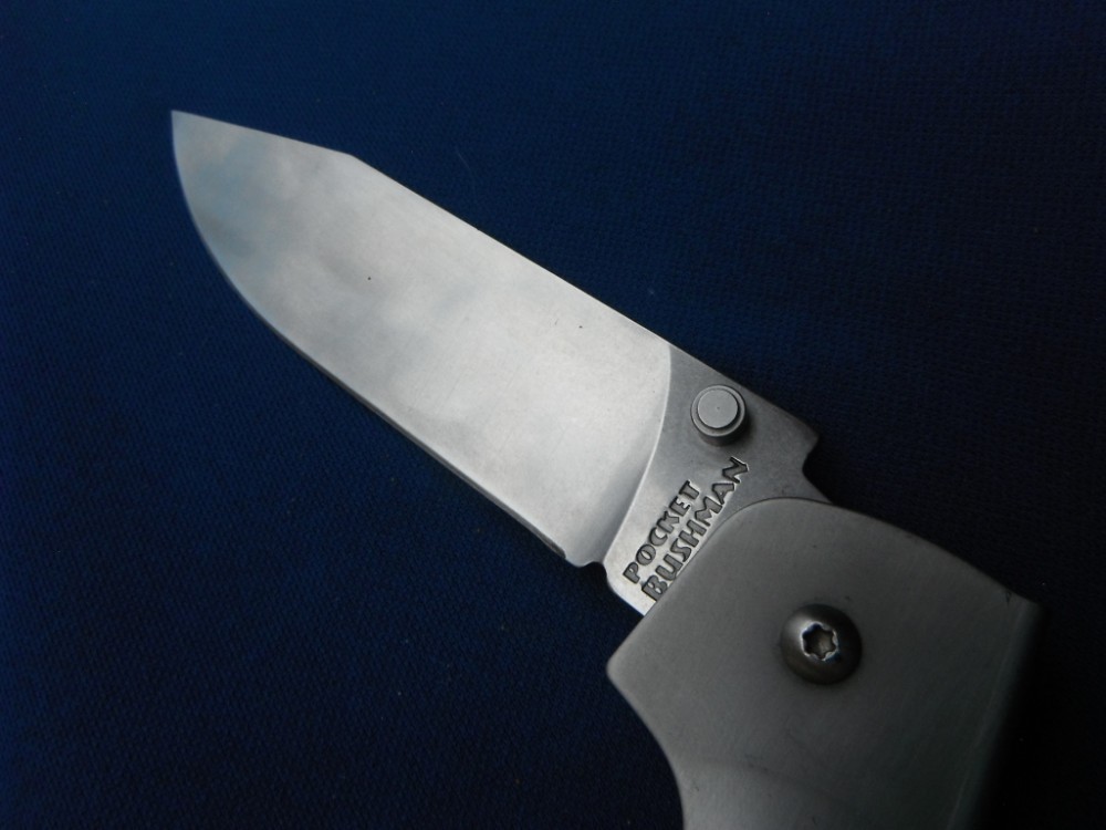 Cold Steel 95FB Pocket Bushman Folding Knife 4-1/2" Stonewash Blade