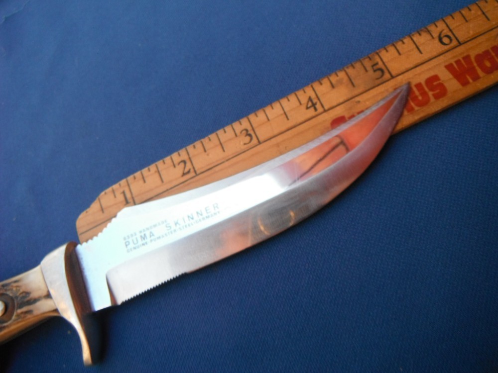 Puma Skinner Genuine Handmade Pumaster Steel Germany No. 6393 Knife ...
