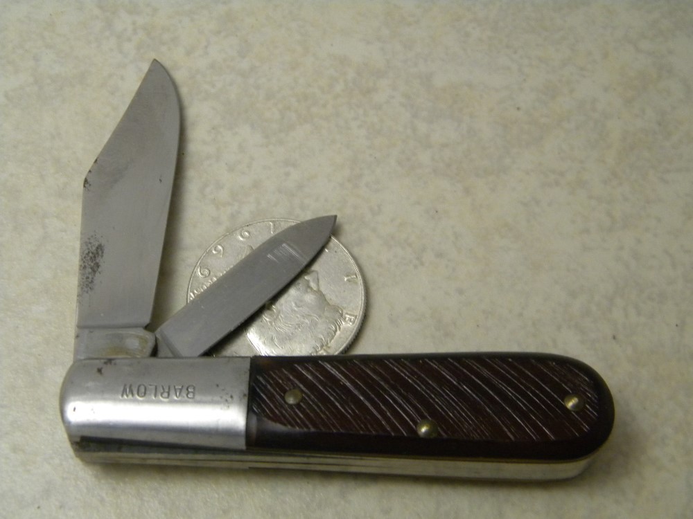Delrin 2 Blade Barlow Knife