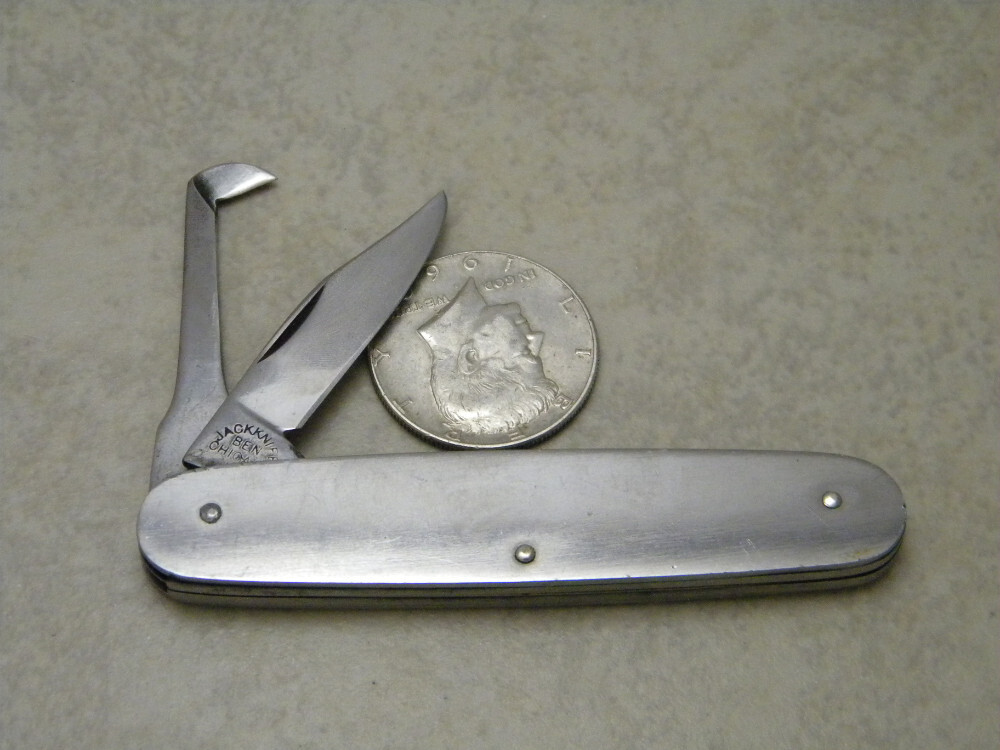 Jack Knife Ben Chicago Metal Rooster Nutter Knife
