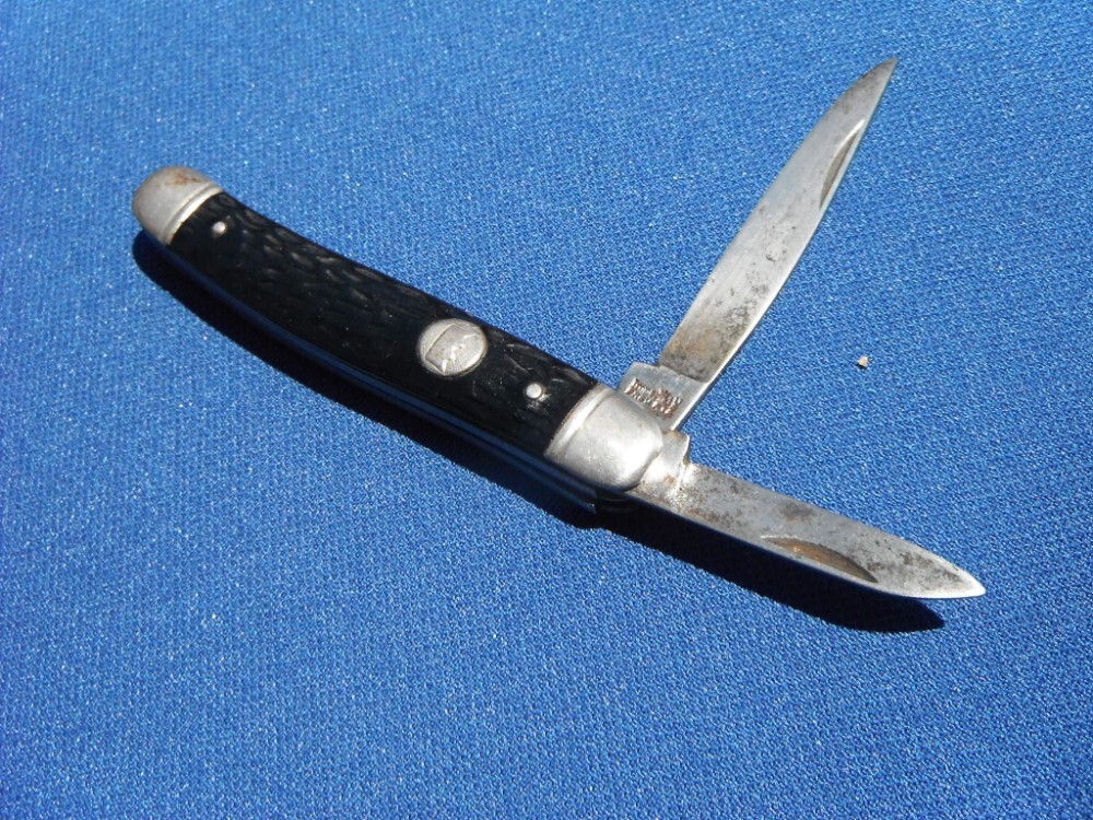Imperial USA two blade folding pocket knife (1956-88) Prov RI USA!!!
