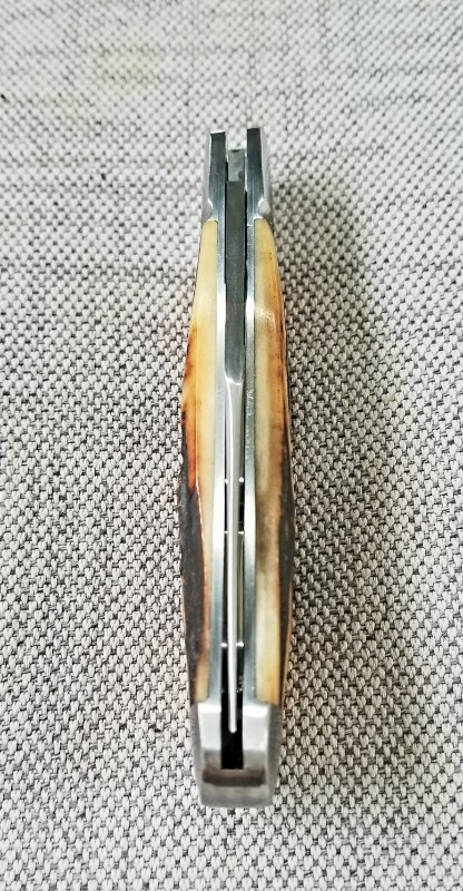 Bobby Toole Honknose Trapper Sambar Stag Knife,New, CPM-154 ,3.75". coa ...