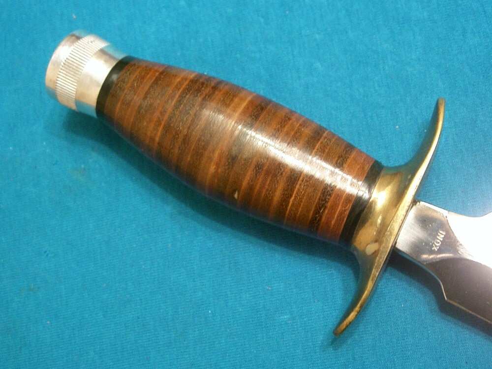 VINTAGE 70'S VIETNAM ERA ITALIAN DAGGER INOX ITALY FIXED BLADE COMBAT ...