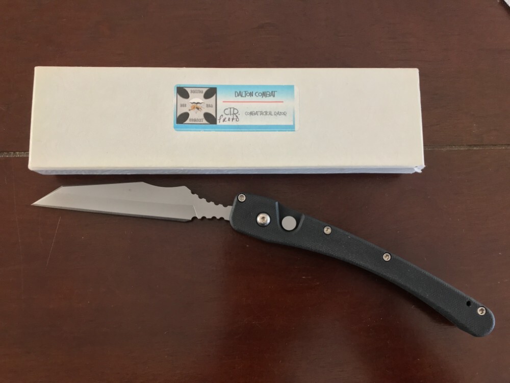 Dalton Combat Tactical Razor (CTR) Proto Switchblade Knife, Rob Dalton ...