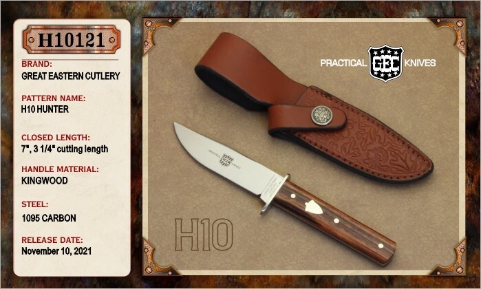 Great Eastern Fixed Blade, H10121, Kingwood and 1095,7" overall with 3. ...