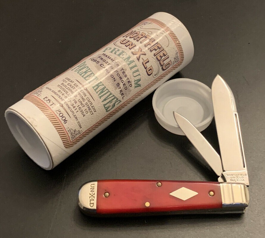 GEC GREAT EASTERN CUTLERY 77 SMOOTH BLOOD RED BONE WASHINGTON JACK ...
