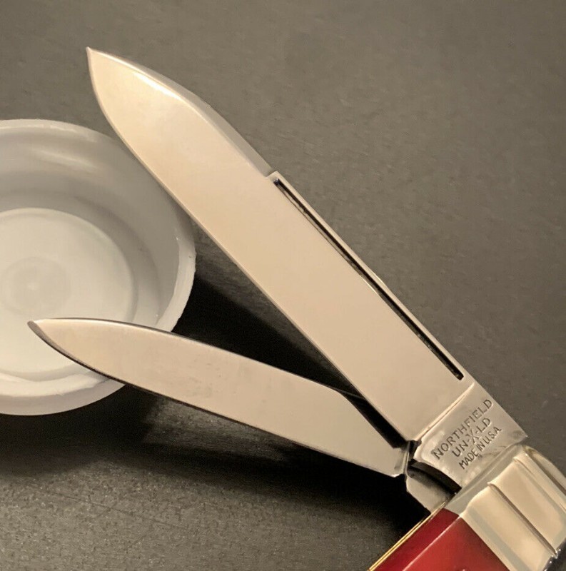 GEC GREAT EASTERN CUTLERY 77 SMOOTH BLOOD RED BONE WASHINGTON JACK ...