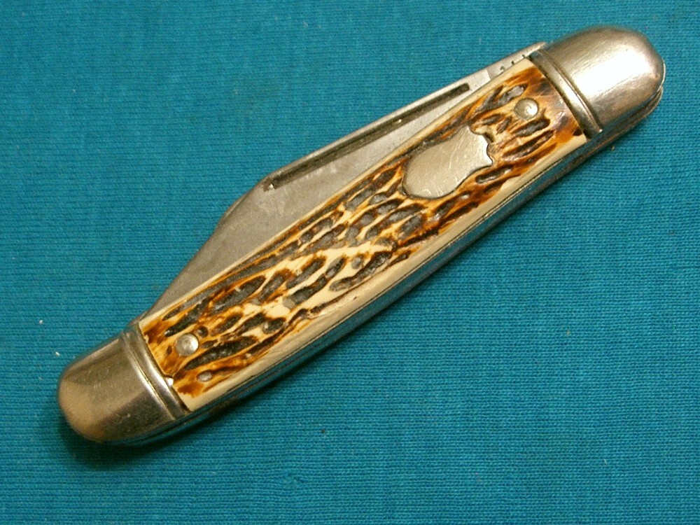 VINTAGE COLONIAL PROV STOCKMAN CATTLEMANS FOLDING PEN JACK POCKET KNIFE ...