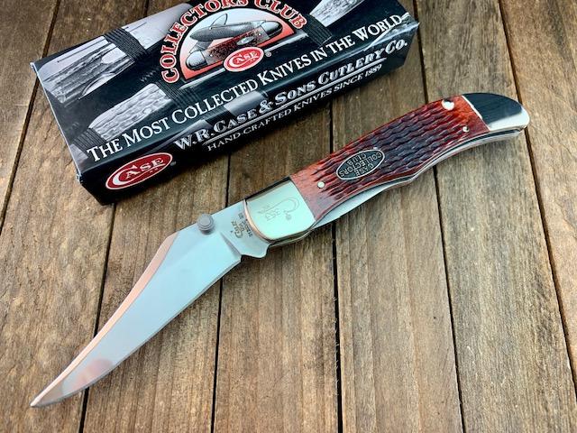 Case Kickstart Mid-Folding Hunter Walnut Rogers Corn Cob Bone 1 of 600