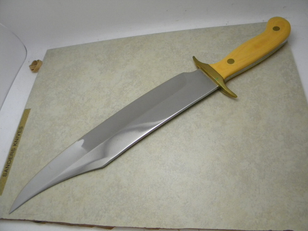 Custom Art Wiman Fixed Blade Bowie Knife c.1977