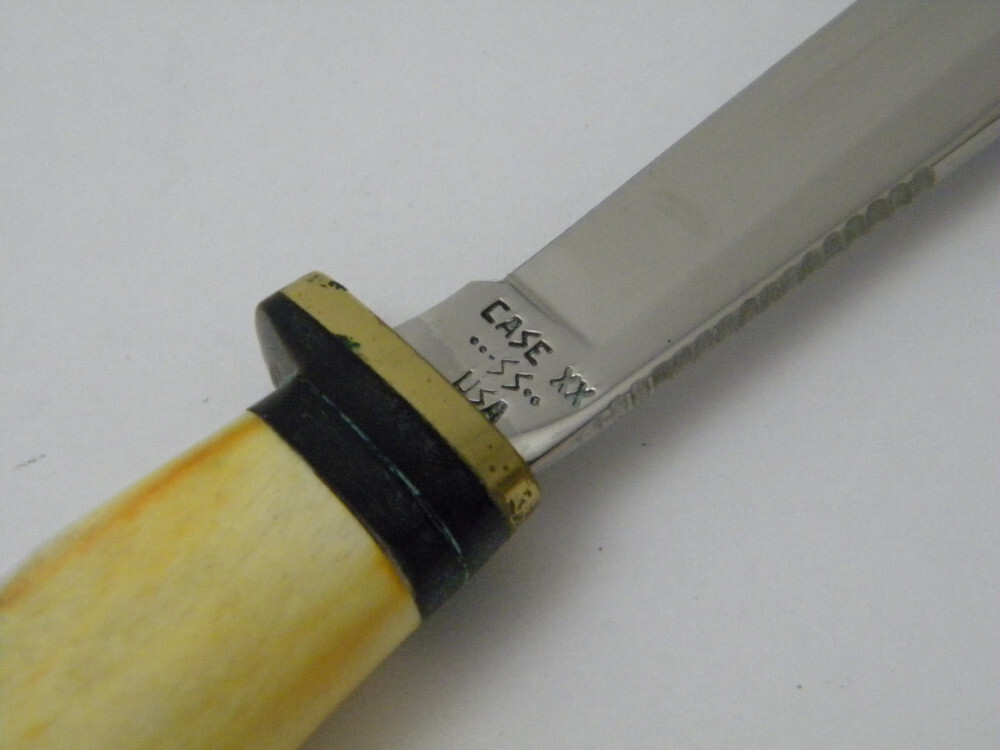 Case XX USA 1985 Stag M5F Fixed Blade Sheath Knife