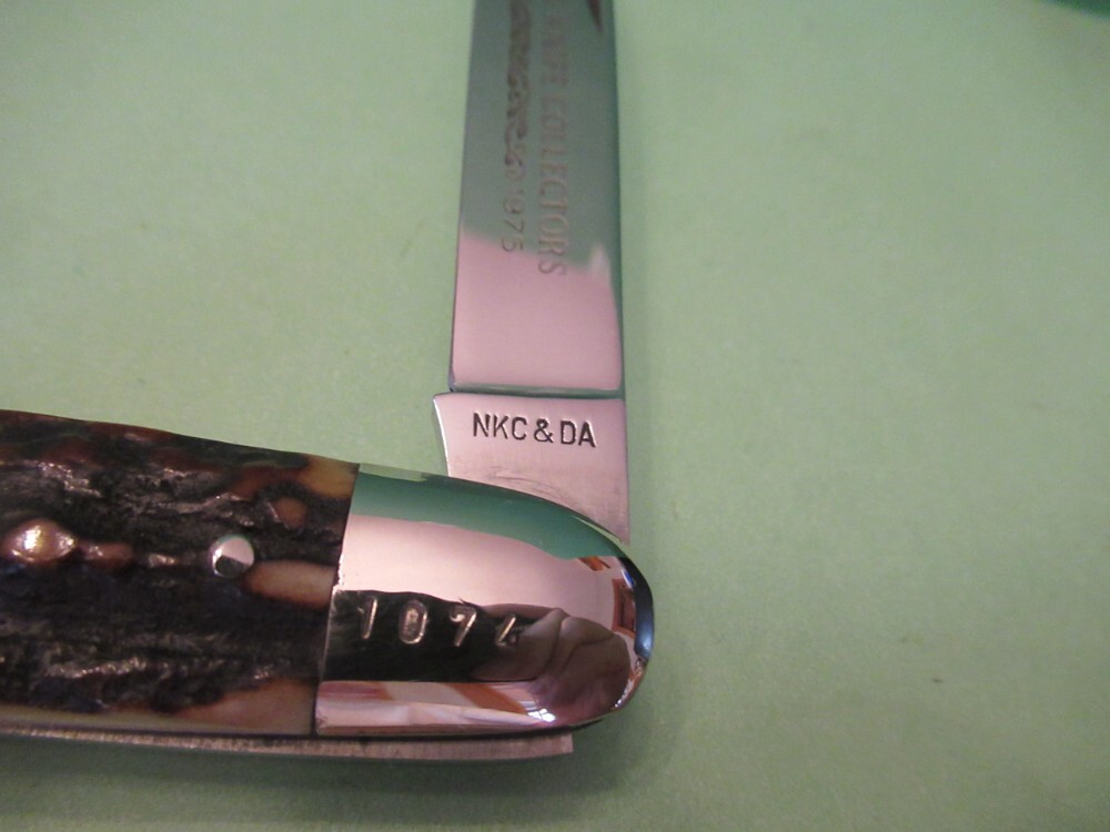 Kissing Crane 1975 NKC&DA Anglo Saxon Stag Whittler