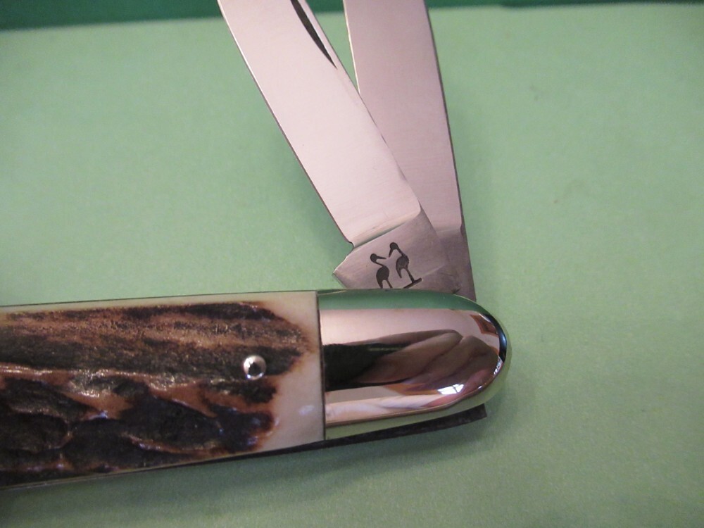 Kissing Crane 1975 NKC&DA Anglo Saxon Stag Whittler