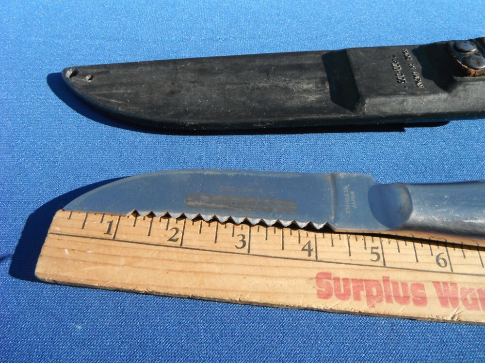 Gladding Fisherman 7-900-005 Fixed Blade Knife w/ Sheath Stainless ...
