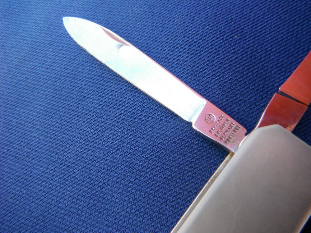 Dreizack, Solingen made 5 blade Mother of Peral Scales Folding Pocket ...