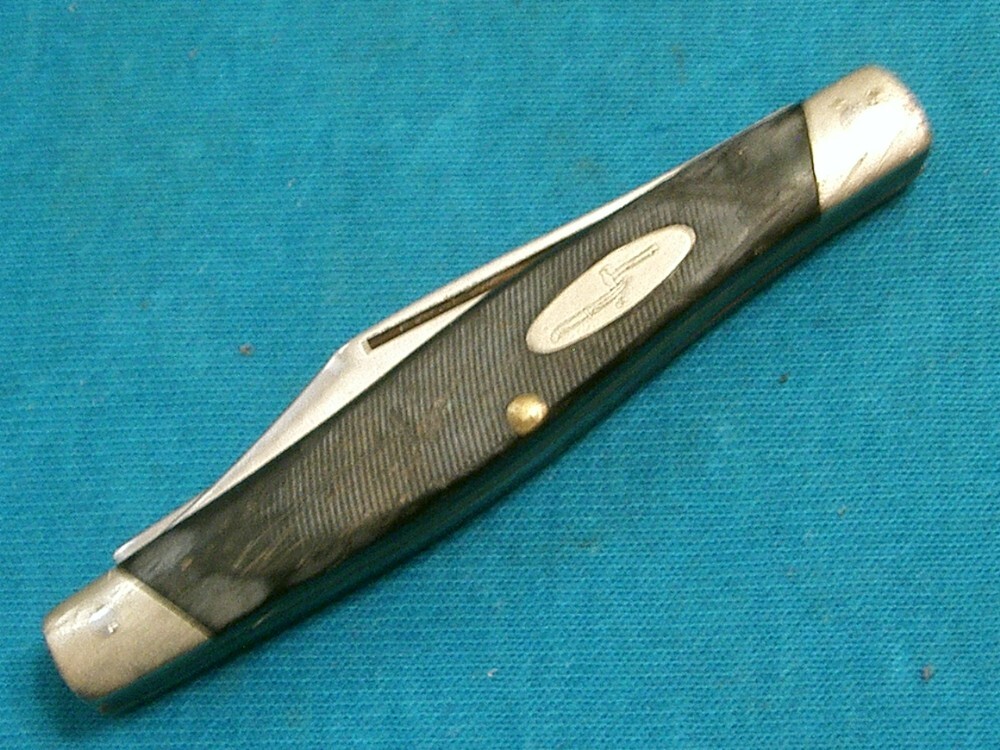 VINTAGE BUCK 305 USA LANCER STOCKMAN FOLDING POCKET PEN JACK WHITTLING ...