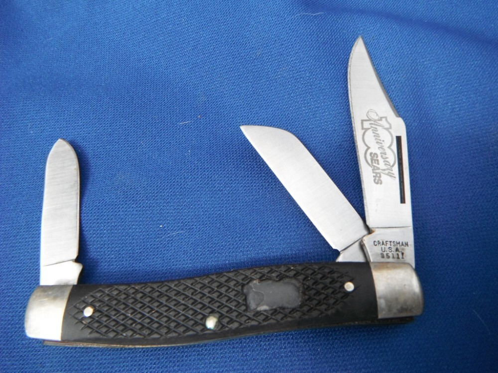 SEARS CRAFTSMAN 95111 KNIFE 100 Year Anniversary of Sears! MADE IN USA ...