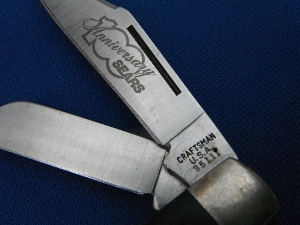 SEARS CRAFTSMAN 95111 KNIFE 100 Year Anniversary of Sears! MADE IN USA ...