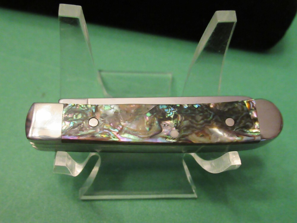 Case XX 2022 Abalone Mini Trapper Pattern # 82154 SS