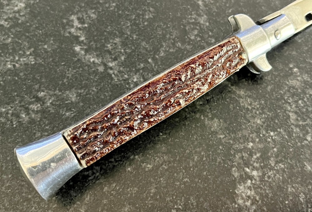 Vintage Spanish Stiletto Switchblade, 8.25 Inch, Marked "INOX", Unused #2
