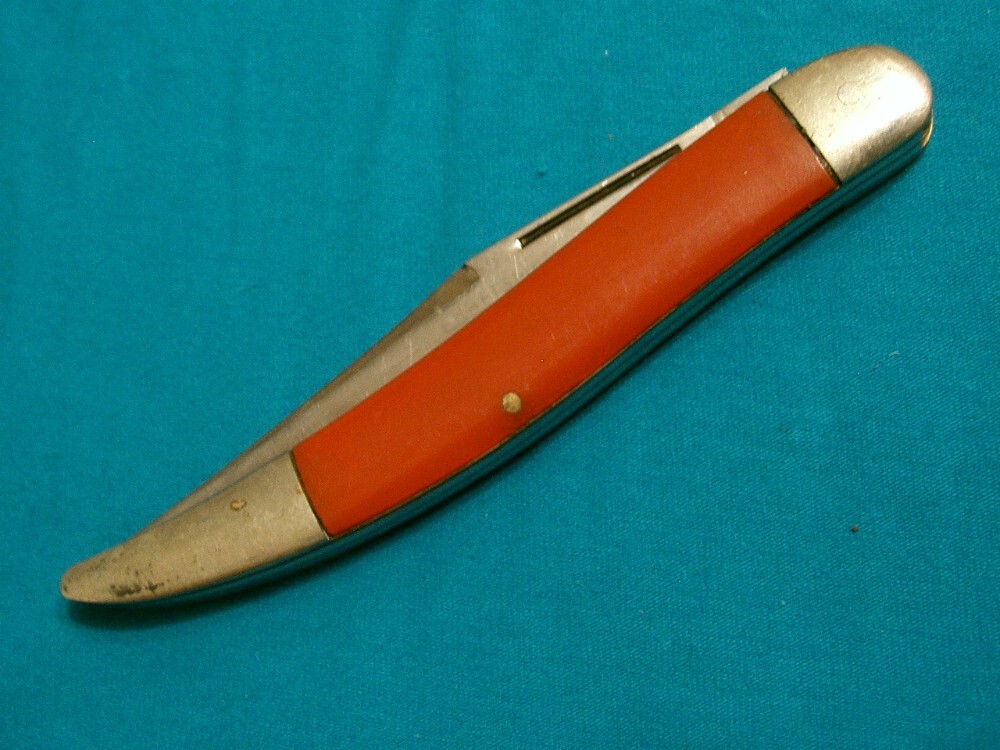 VINTAGE CRAFTSMAN 9458 RED HANDLE TRAPPER FOLDING POCKET TOOTHPICK ...