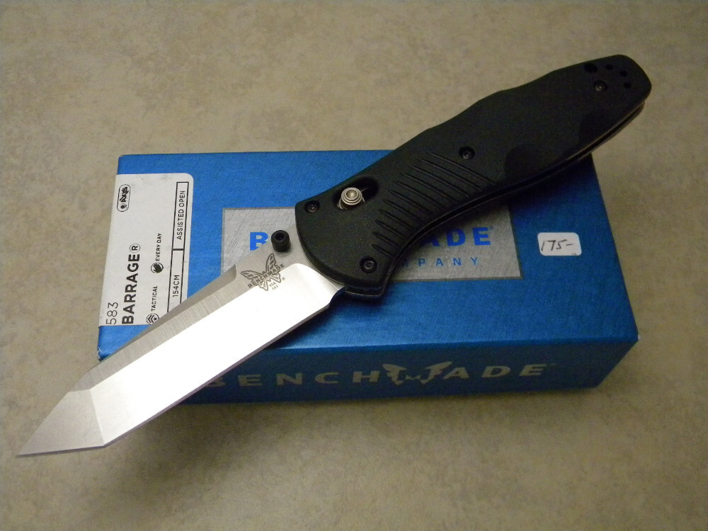 Benchmade USA 583 Barrage Blue Class AXIS ASSIST Opening Knife - NIB