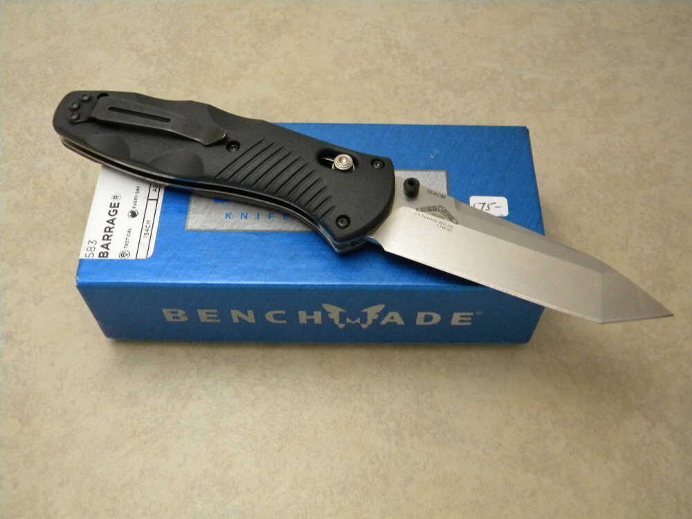 Benchmade USA 583 Barrage Blue Class AXIS ASSIST Opening Knife - NIB