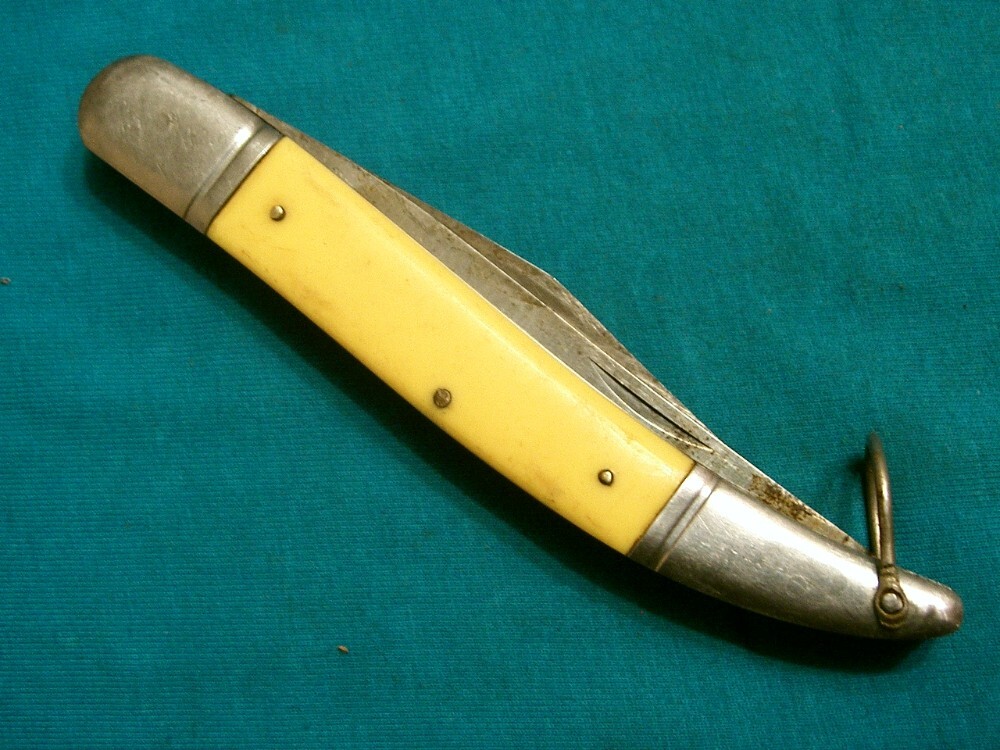 VINTAGE SABRE JAPAN 24B 24-B TRAPPER FOLDING POCKET TOOTHPICK TICKLER ...