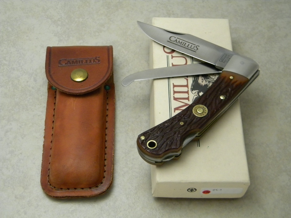 Camillus New York USA C-3 Delrin C.C.C. .30-06 SPRG Double Lockback ...