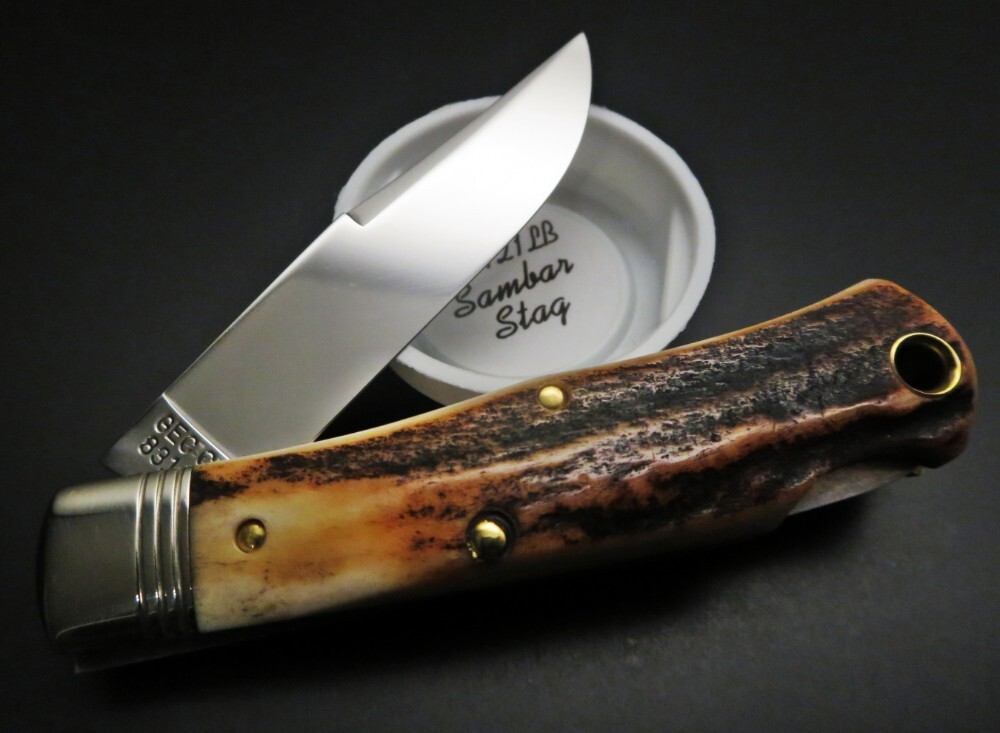 Great Eastern Cutlery Northfield UN-X-LD #83 Tascosa Lockback Sambar ...