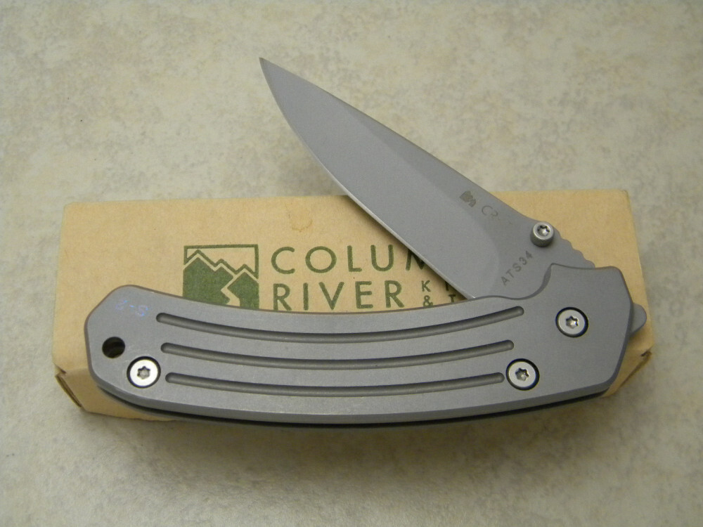 Columbia River Knife & Tool CRKT 7503 Titanium Framelock Knife NIB